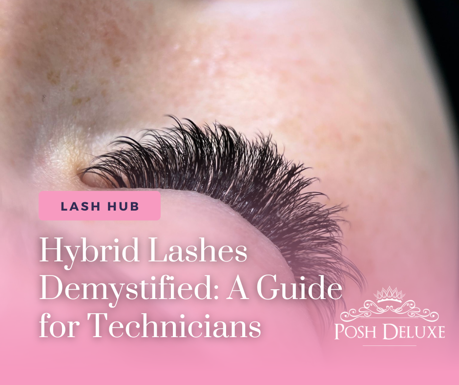 Hybrid Lashes: A Guide for Technicians – Posh Deluxe